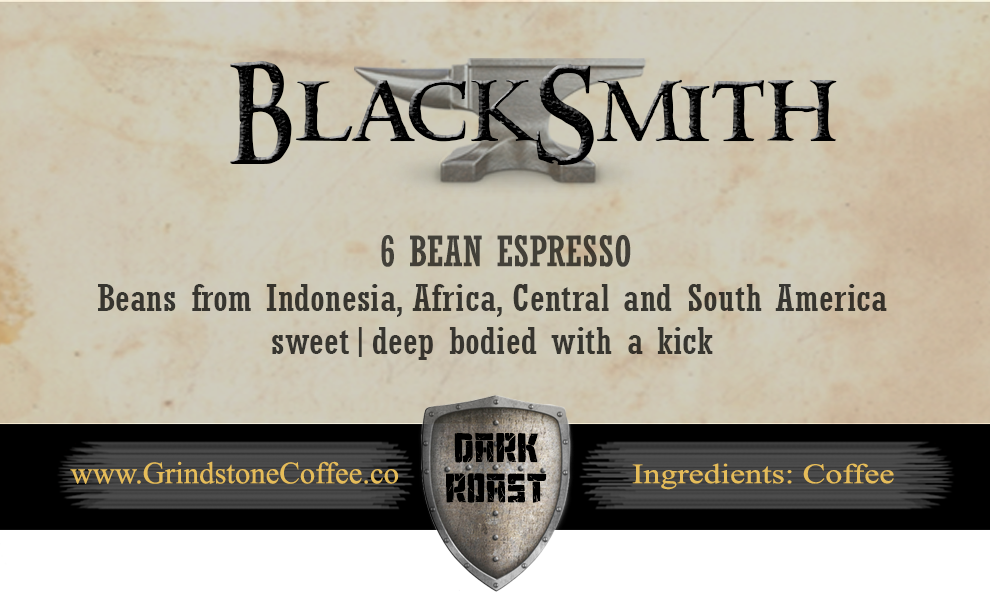 BlackSmith (6 Bean Espresso) - 12oz – Grindstone Coffee